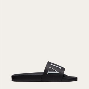 Valentino Garavani | Shoes | Valentino Garavani Vltn Rubber Logo Slides ...